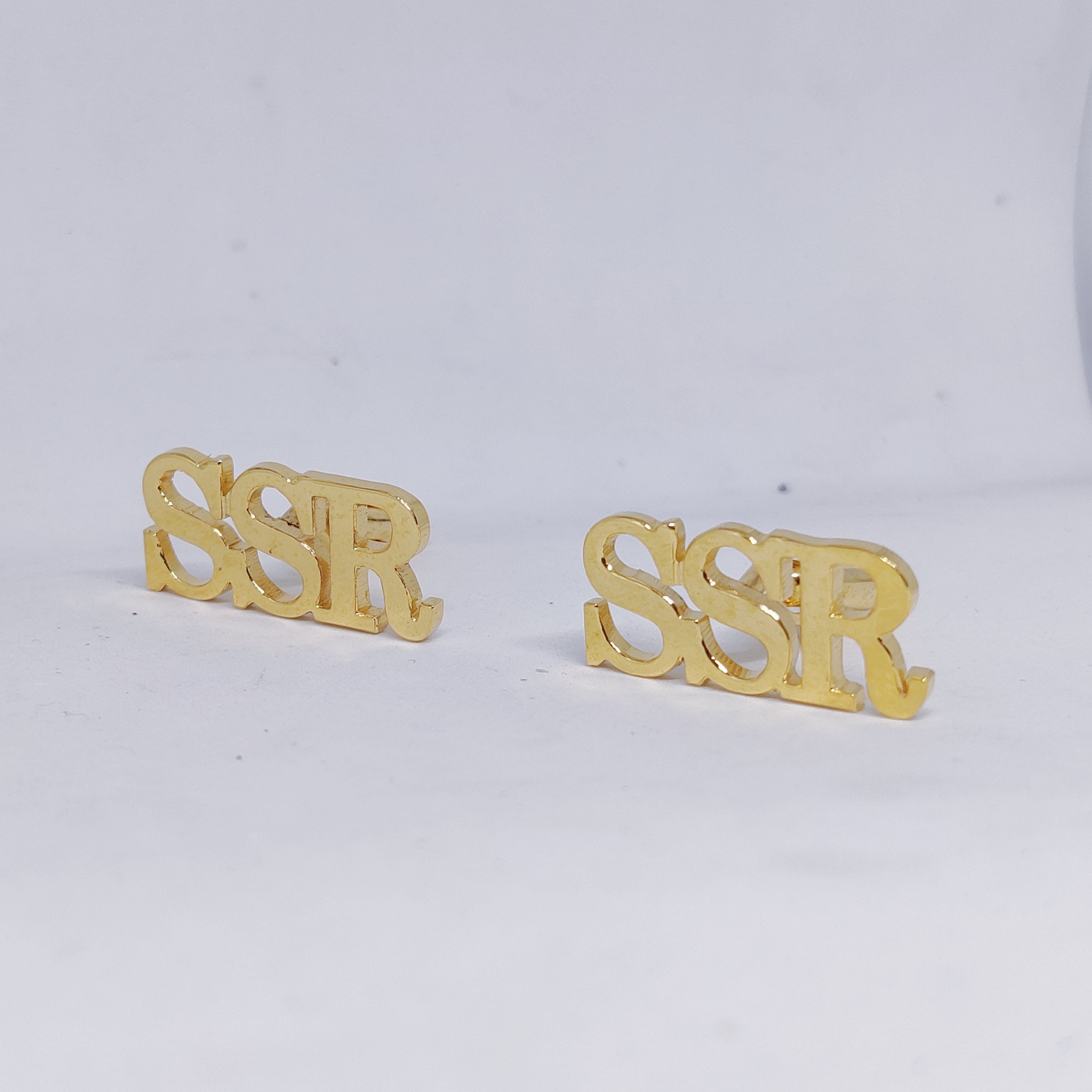 SSR Triple initial cufflinks – SHOPWITHSTYLE