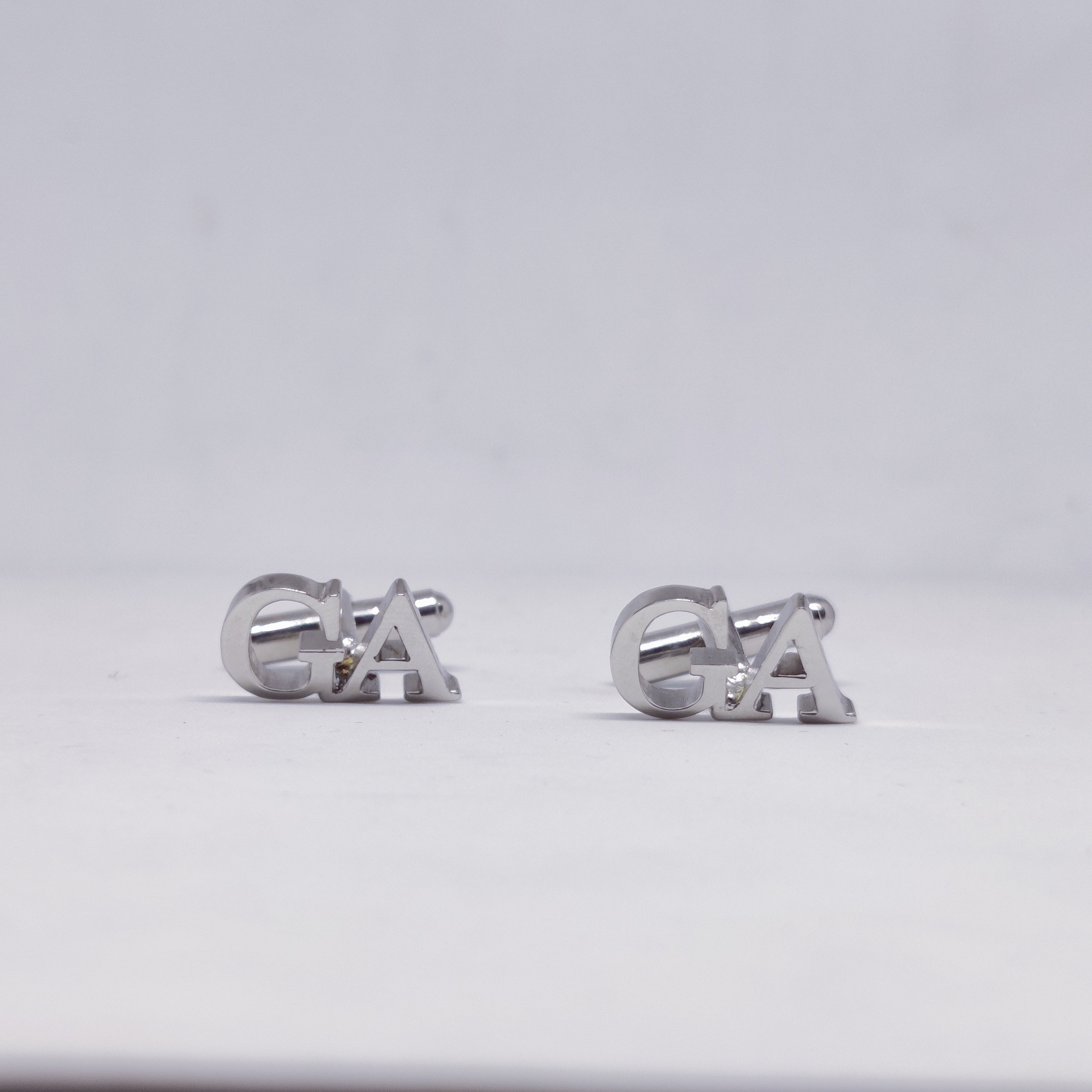GA Double Initial Cufflinks – SHOPWITHSTYLE